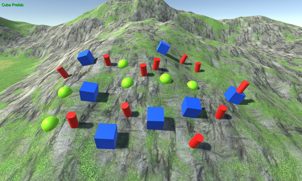 Unity 3D tạo ra các Prefab đối tượng chỉ bằng một cú nhấp chuột